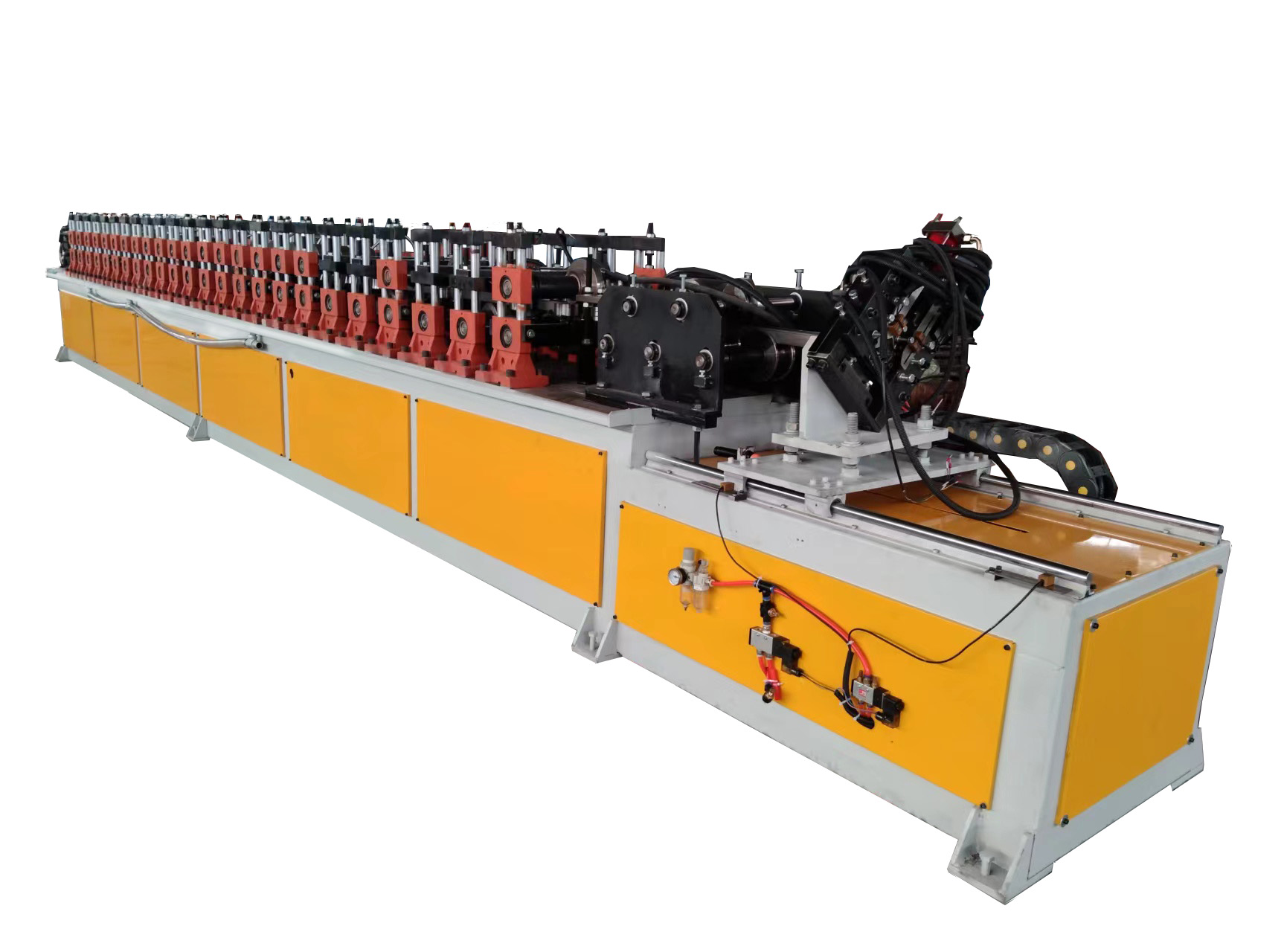 C Shape Roll Forming Machine Full Automatically With Punching Holes ...